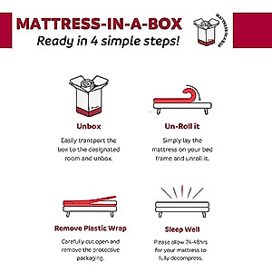 Primo International Super Divine Plush Mattress, Queen, White