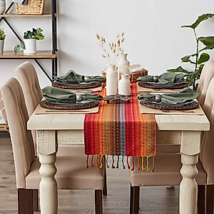 DII Southwest Collection Tabletop, Table Runner, 14x72, Spice