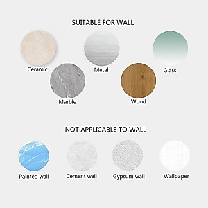 EDMILE Adhesive Towel Hooks 6 Pack, Bath Towel Hooks, Adhesive Wall Hooks for Bathroom Coat Robe Kitchen, Stainless Steel self-Adhesive Hooks, Black