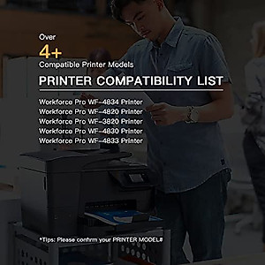 E-Z Ink(TM Remanufactured Ink Cartridge Replacement for Epson 822 822XL T822 High Yield to use with EPSON Workforce Pro WF-3820 WF-4820 WF-4830 WF-4834 (3 Pack)