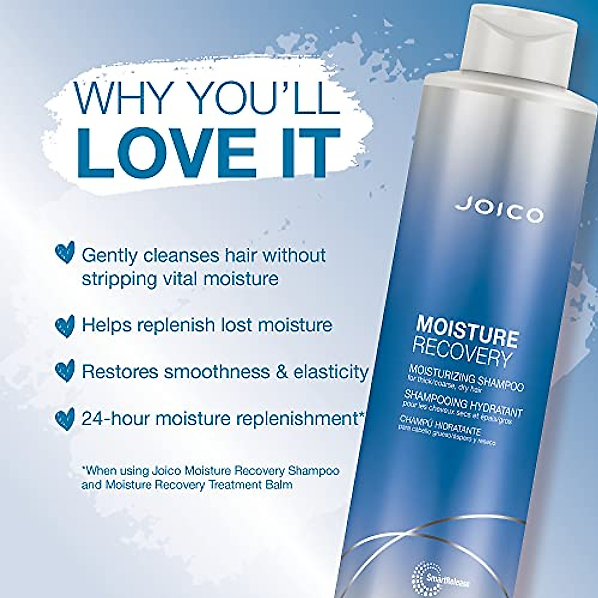Moisture Recovery Moisturizing Shampoo | For Thick, Coarse, Dry Hair | Restore Moisture, Smoothness, Strength, & Elasticity | Reduce Breakage | With Jojoba Oil & Shea Butter | 33.8 Fl Oz