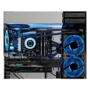 SkyTech Skytech Gaming Shiva Gaming Desktop Intel Core i7 11700F GeForce RTX 3060 12G 1TB SSD 16GB Memory 240mm AIO White ST (Renewed)