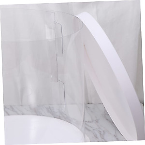 Baluue 2pcs Box Bakery Boxes Material Round Cake Storage Cake Packaging Box for Party Home