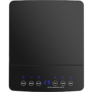 Cobuy Evaporative Air Cooler, 3-IN-1 Windowless Air Conditioner Portable, Swamp Cooler with 2 Gal Water Tank, Timer, 3 Speed, Remote, 4 Ice Packs, Cooling Fan for Room Home Office Indoor Use