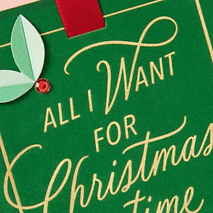 Hallmark Romantic Christmas Card (All I Want for Christmas)