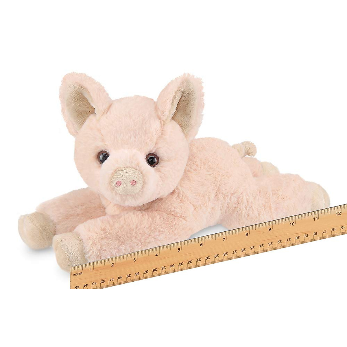 Bearington Pig E. Sue Plush Pig Stuffed Animal, 12 Inches