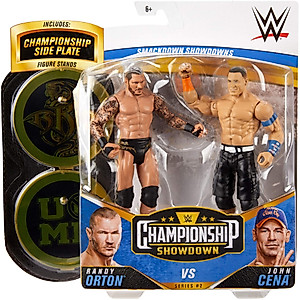 ​WWE John Cena vs Randy Orton Championship Showdown 2 Pack 6 in Action Figures Friday Night Smackdown Battle Pack for Ages 6 Years Old and Up​