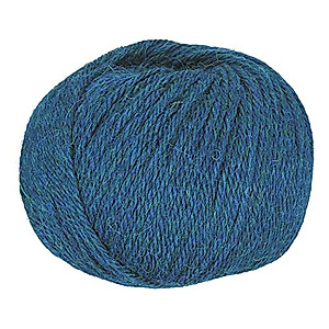 CAVAYOMA 100% Baby Alpaca Yarn Light Worsted in 35+ Colors (itch-free) #3 DK Weight Yarn for Knitting & Crocheting Set of 6 Skeins (300g, 10,5oz) Hand selected Quality from Peru - Ocean Blue (Melange)