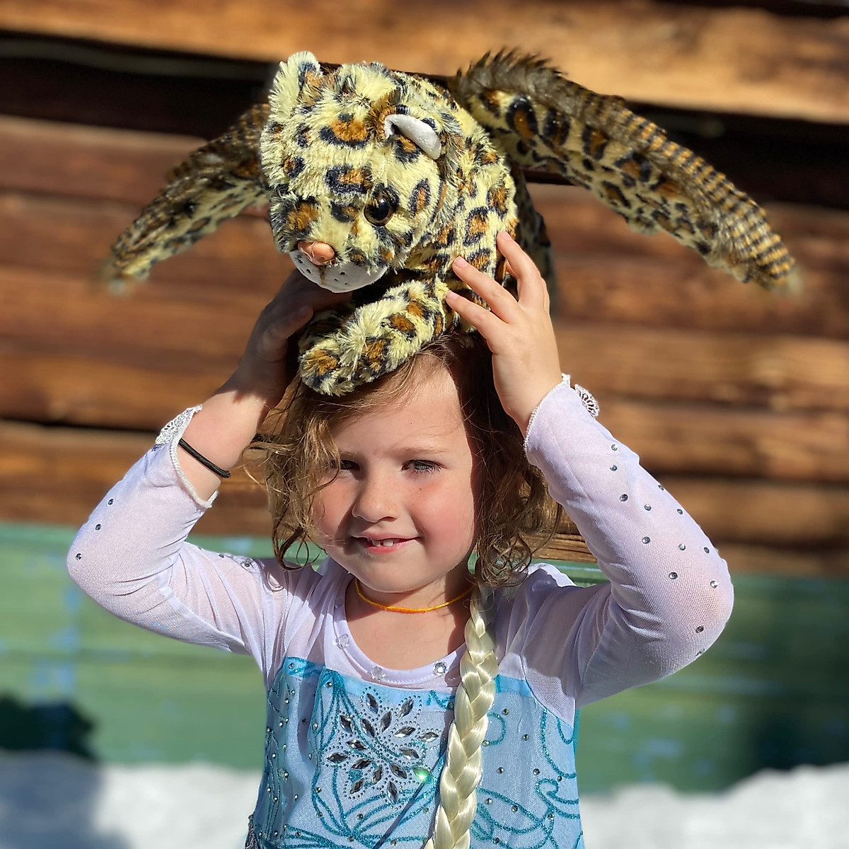 Randimals Leopard Plush Stuffed Toy Eagle Wings 15”, Soft & Huggable, Premium Quality Hybrid Animal Friend Encourages Adventure & Imagination