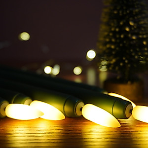 Ni-JASW Green Flameless Taper Candles with Remote, Flickering Battery Powered LED Candlesticks Set of 4