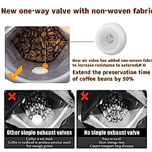 DMPACKDM Coffee Bags with Valve(12 oz,3/4 lb,50pcs) Black High Barrier Aluminumed Foil Flat Bottom Heat Sealed Coffee Beans Packaging Bags Side Zipper Resealable Bags for Home or Business