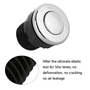 Tyenaza Air Button Switch,Waterproof Air Pressure Bath Switch, Tub Spa Massage Bath Garbage Waste Disposal Toy Air Switch Push Button, Easy Install Multipurpose Pneumatic