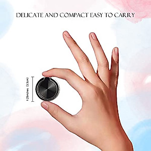 [2 Packs] Featured CD Textures Cell Phone Ring Holder Stand, 360 Degree Rotation Finger Ring Kickstand with Polished Metal Phone Grip for Magnetic Car Mount, Smartphone Accessories