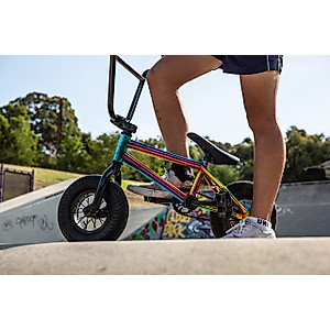 Sullivan Mini BMX Bike with Fixed Saddle | Premium Quality Free Mini BMX with Lightweight 10” Wheels | Suitable for Ages 8+, Perfect for High-Impact Tricks