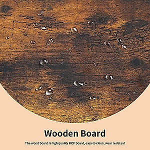 PayLessHere Lift Top Coffee Table with Adjustable Storage and Hidden Compartment Small Wood Coffee Table Center Table for Home Living Room Office Apartment Reception Room,Brown