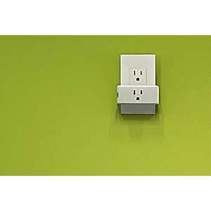 Leviton DW15P-1BW Decora Smart Wi-Fi Mini Plug-In Outlet, No Hub Required, Works with Alexa, Google Assistant and Nest