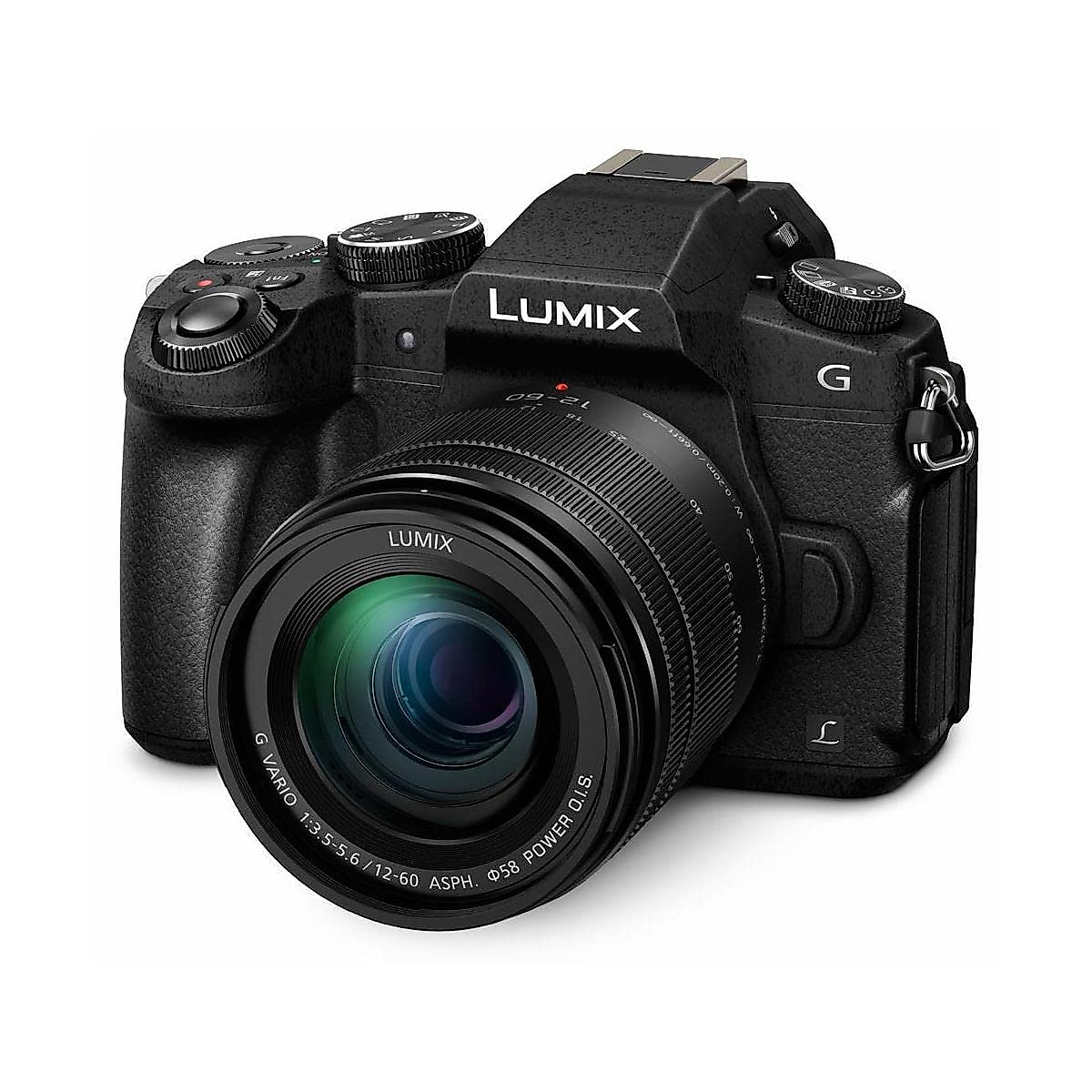 Nikon Lumix DMC-G85 Mirrorless Camera with 12-60mm F/3.5-5.6 Lumix G Vario Power OIS Lens, Black - Bundle with Bag, 32GB SDHC U3 Card, Cleaning Kit, Memory Wallet, Card Reader, 58mm Filter Kit