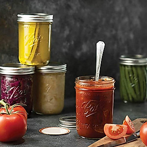 24 Rust Resistant Silver Mason Jar Replacement Rings, 70mm Regular Mouth Mason Jar Lids Silver Canning Jar Lid, Prevent leakage for Mason Jars