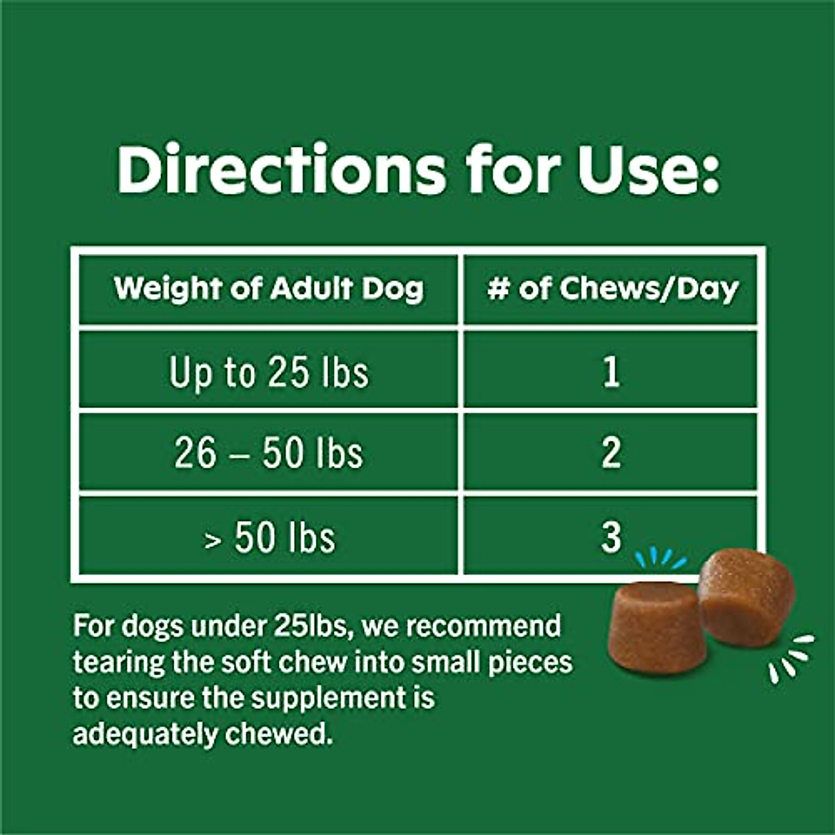 Greenies Hip & Joint Dog Supplements with Glucosamine and Chondroitin, 80-Count Chicken-Flavor Soft Chews for Adult Dogs