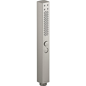KOHLER 21336-BN Shift + Square Two-Function Handshower, Handheld Showerhead with 2 Spray Settings, 2.5 GPM, Vibrant Brushed Nickel