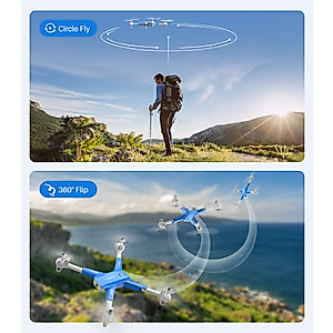 SYMA Drone with Camera for Adults Kids,1080P FPV Camera RC Quadcopter with Altitude Hold, One Key Start, 3D Flips, 2 Batteries Remote Control Helicopter Flying Toys Gifts for Boys Girls