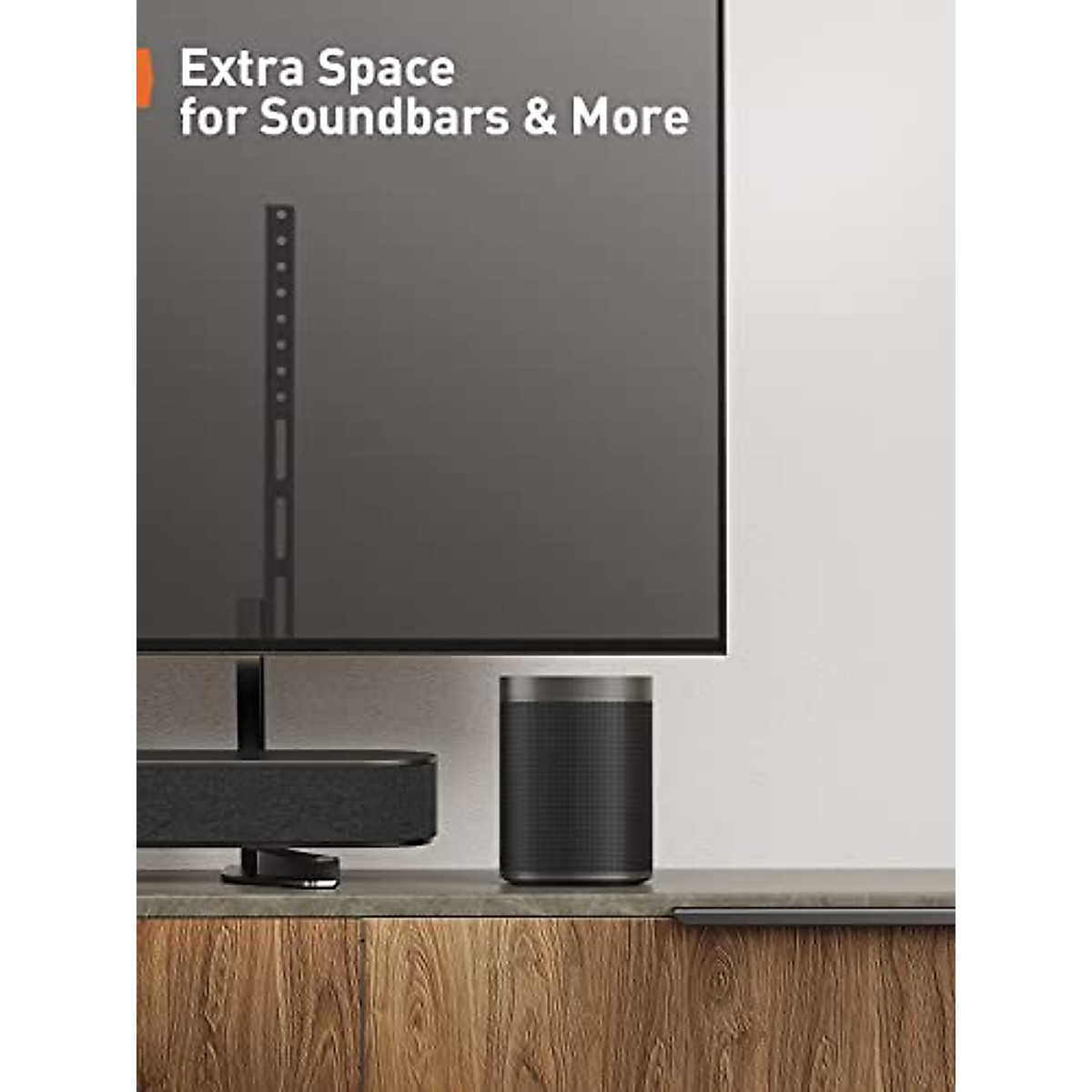 Perlegear Universal TV Stand Legs for Most 32-55 inch Flat or Curved TVs with VESA Mounting Patterns 200x100mm to 800x400mm, Table Top TV Stand Base Supports up to 88 lbs, PGTVS22