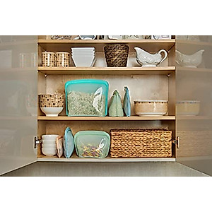 Honest Goods Silicone Food Grade Reusable Storage Bag, 7 Pack, Meal Prep, Snacks, Kid Food, Airtight Leak-Proof Premium Silicone Storage Bags, Microwave & Freezer-Safe (Multi)