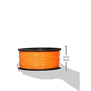 Monoprice ABS 3D Printer Filament - Bright Orange - 1kg Spool, 1.75mm Thick | For All ABS Compatible Printers