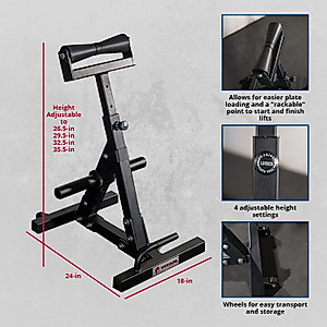 Titan Fitness Landmine Stand with Weight Storage