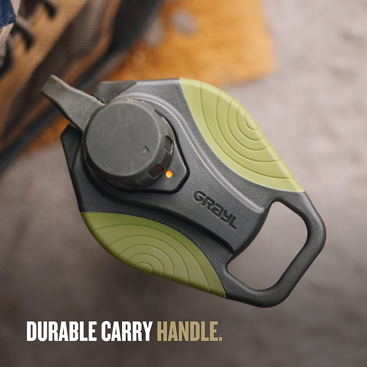 GRAYL GeoPress 24 oz Water Purifier Bottle - Filter for Hiking, Camping, Survival, Travel (Black Camo)