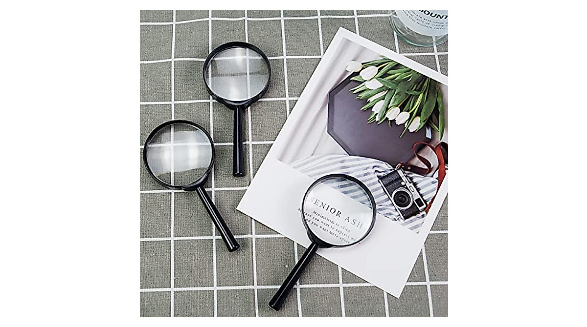 Kids Magnifying Glasses 18 Pack - Durable 5X Handheld Magnifiers for Kids