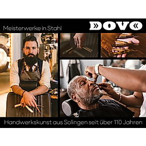 DOVO Carbon Ebony Shave Ready Swedish Steel Straight Razor
