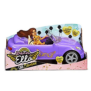 MGA Entertainment Dream Ella Car Cruiser - Purple | Convertible Car | Fits Two 11.5" Fashion Dolls,Multicolor