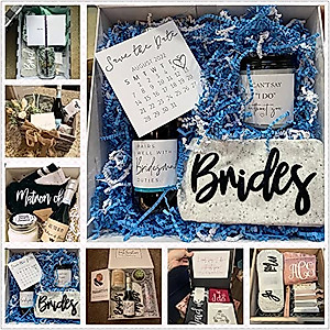 WIFFGO Bridesmaid Gifts For Women Her Bachelorette Party Favors Engagement Fuzzy Socks Cute Bride Socks Cotton Wedding Gifts