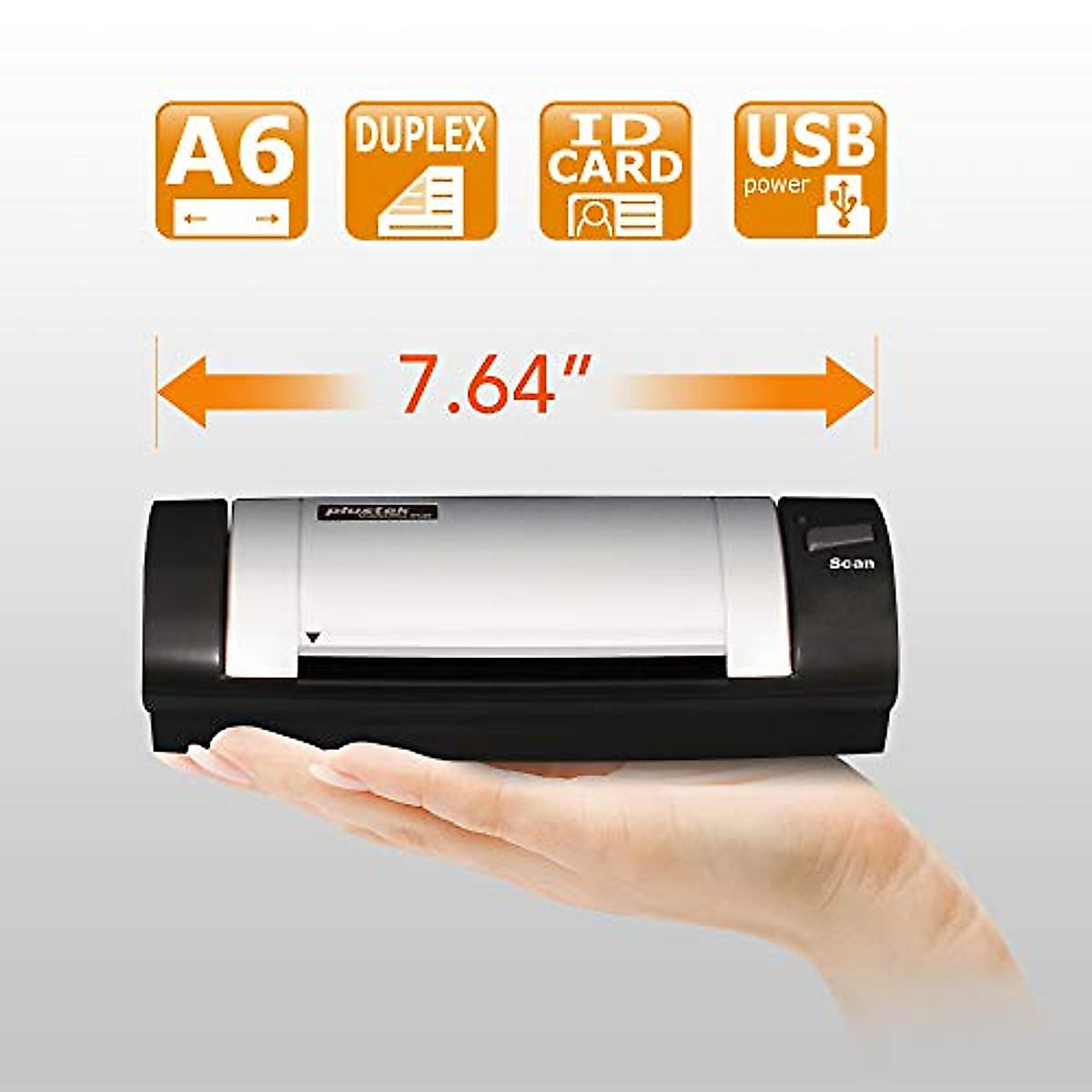 Plustek Duplex Driver Licnese & ID Card Scanner - The Integrated Software Automatically Extracts ID Data and Populates into Data Fields, in Addition to Age Verification. Support Windows only