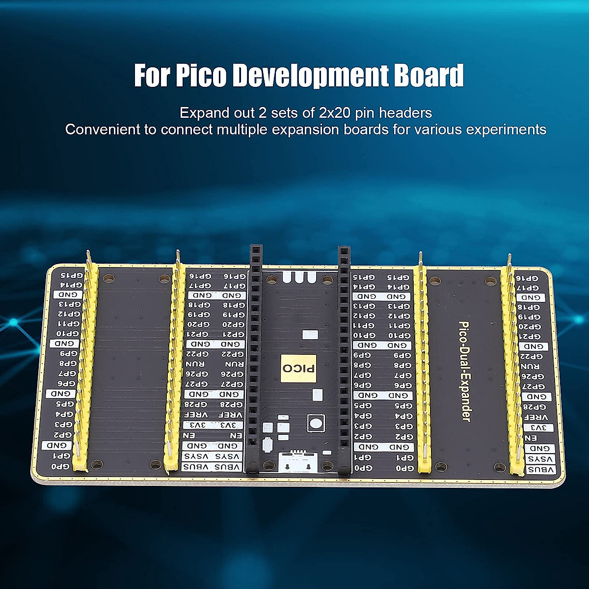 FTVOGUE Pico Interface, Internal Components Motherboards External Expansion Board,2 Sets of 2×20 Pico Standard Interface