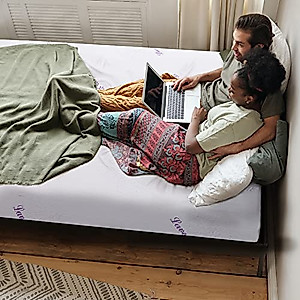 FONTOI King Size Mattress in a Box, 10 inch Bed Mattresses Made in USA with Knit Cover, Cooling Gel Green Tea Memory Foam, Medium Firm