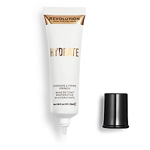 Makeup Revolution Hydrate Primer, Water-Based Primer with Vitamin E & Hyaluronic Acid, Lightweight Formula, Vegan & Cruelty-Free, 0.95 Fl Oz