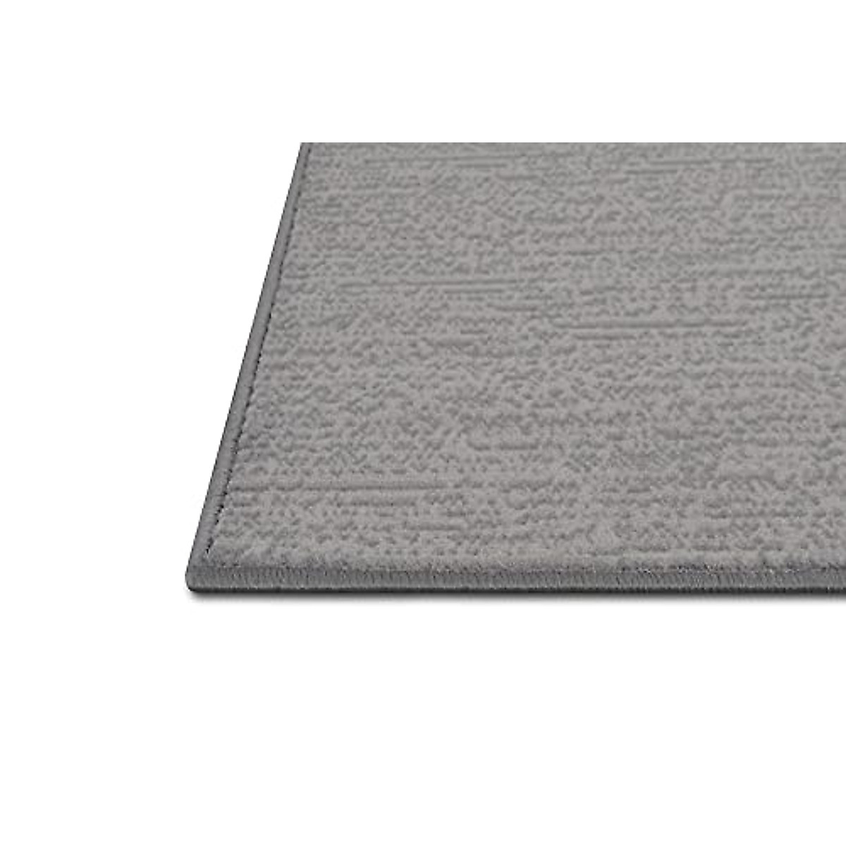 Allstar 5x7 Modern Accent Rug in Grey with Red Abstract Overlapping Curve Design (5' 2" x 7' 0")