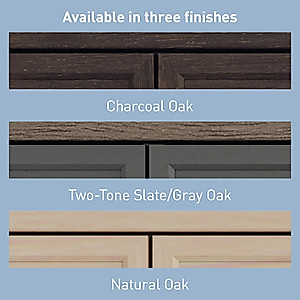 Realspace® Koru 60"W Straight Computer Desk With Integrated Power & Charging, Natural Oak