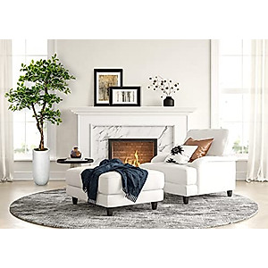 Hand-Made 5' Black Olive Leaf Artificial Tree with Ethically Sourced Real Wood Trunks | Green | Cypress & Alabaster