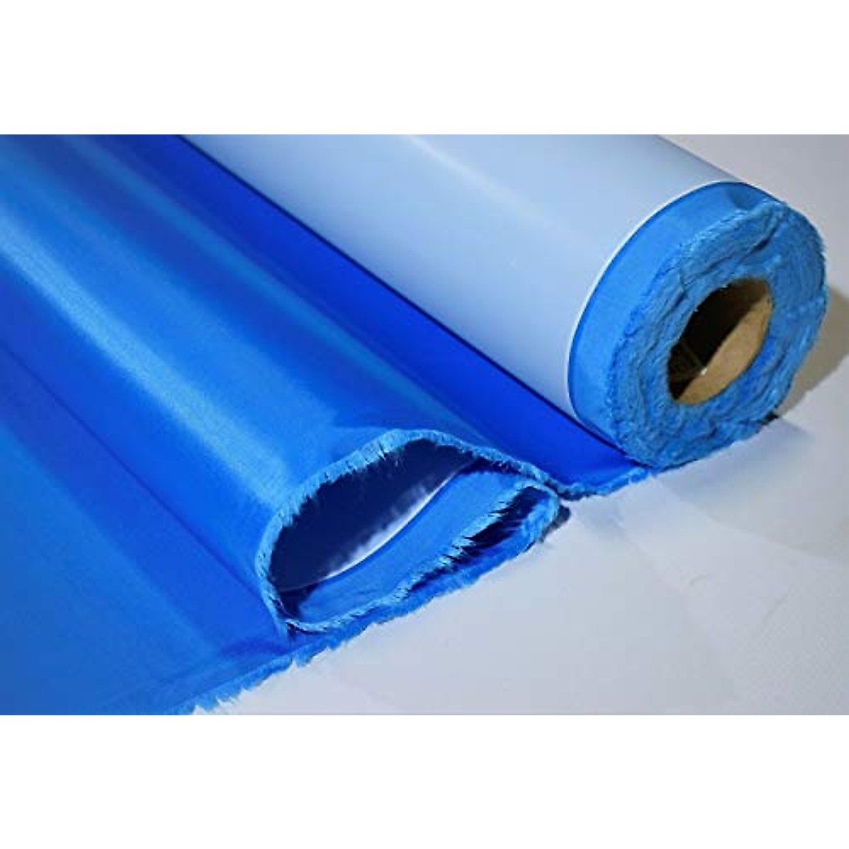 USA Fabric Store Process Blue Adhesive Poly Pro Twill Jersey Sportswear Apparel Applique Craft Fabric 50" Wide by The Yard
