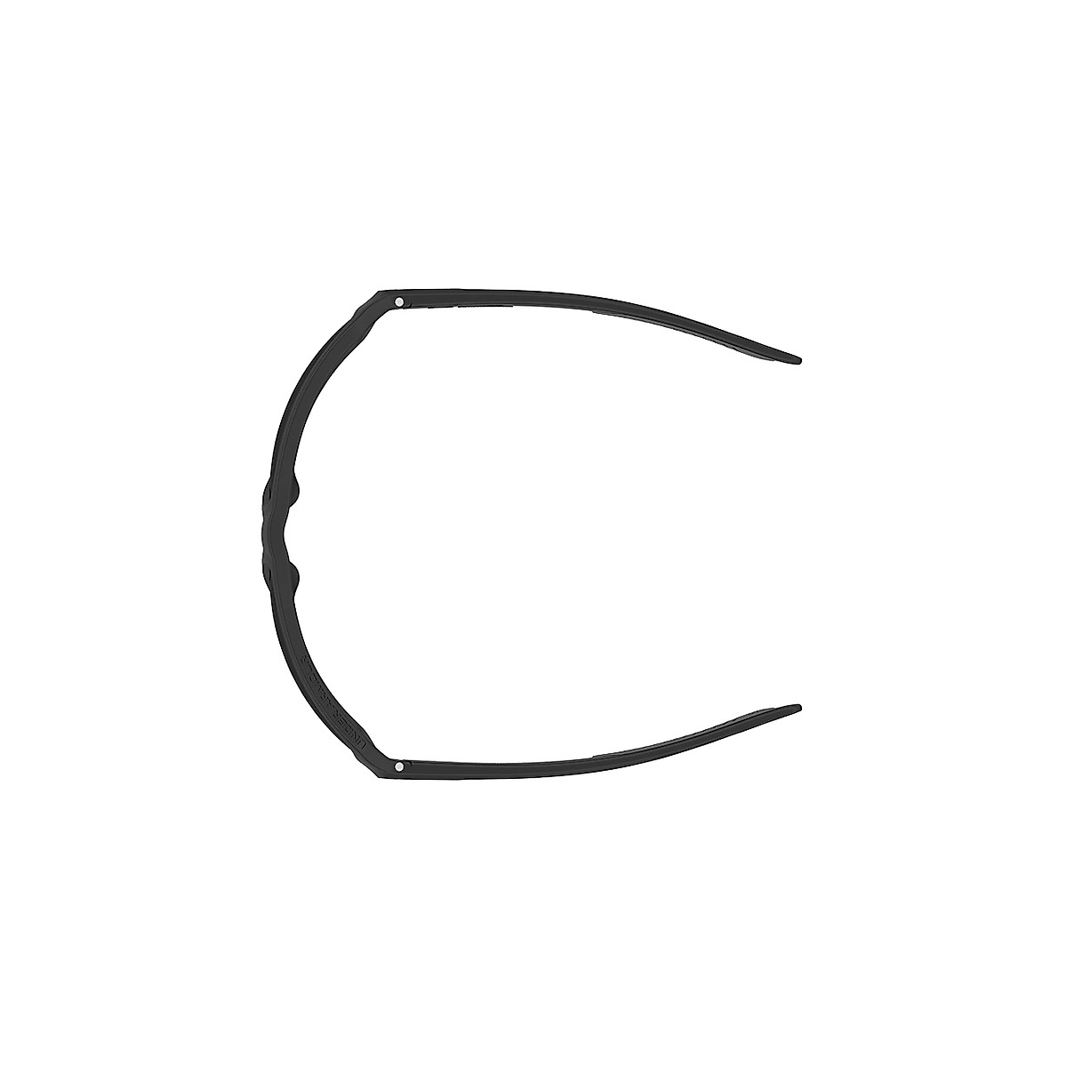 UA Recon Square Sunglasses, Matte Black Frame w/ Gray Lenses (1374555)