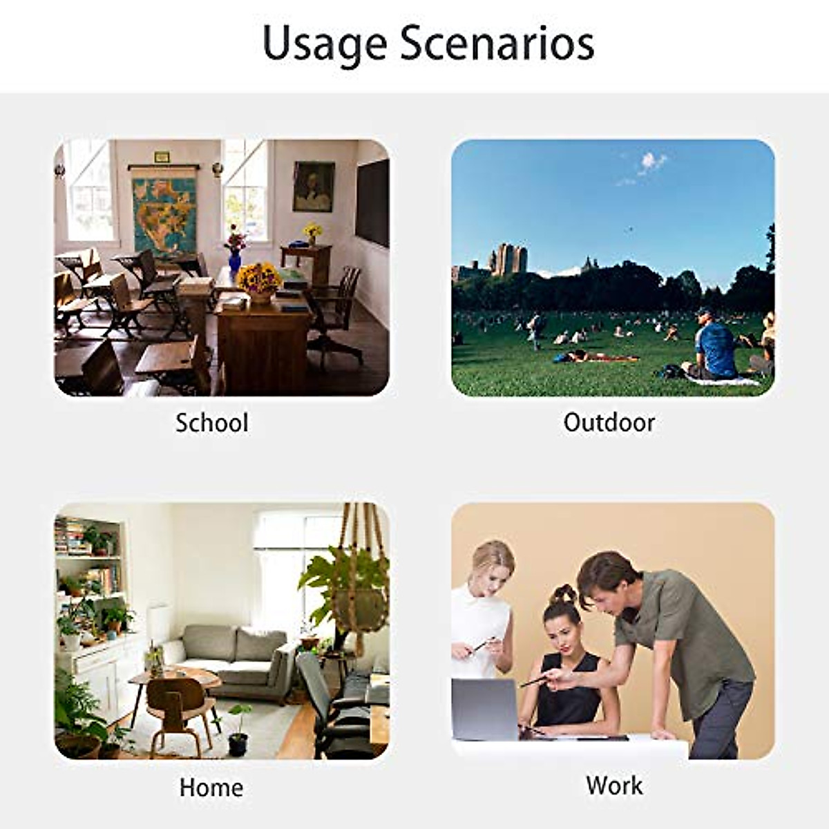 Organizer Storage Tote Bag for Art and Craft Supplies with Pockets, Purple Oxford Tote Bag for Artist, Kid, Teacher