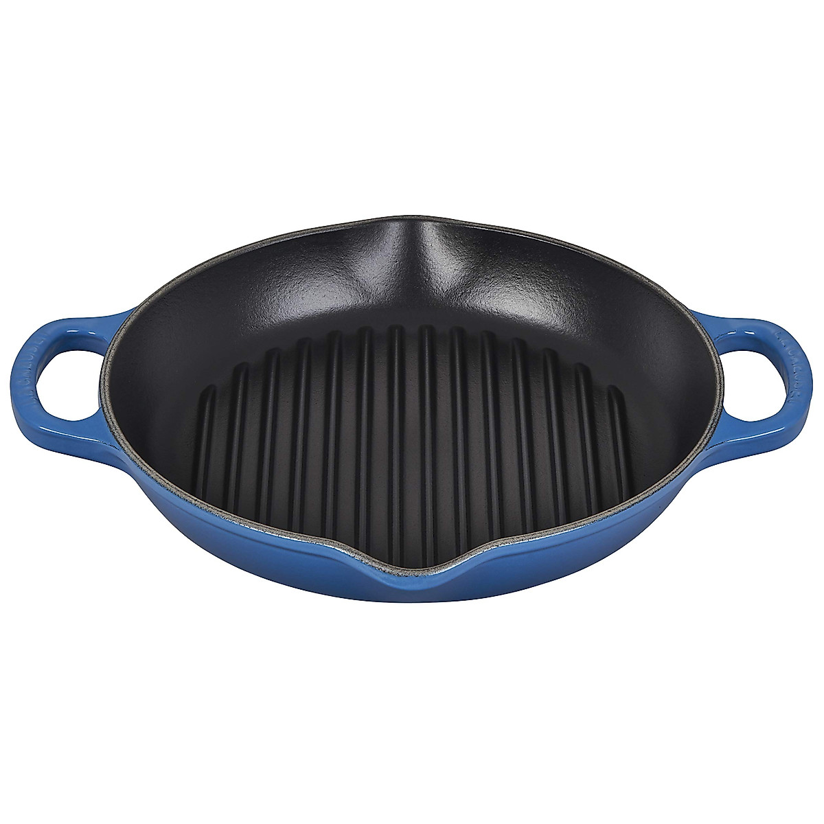 Le Creuset Enameled Cast Iron Signature Deep Round Grill, 9.75", Marseille
