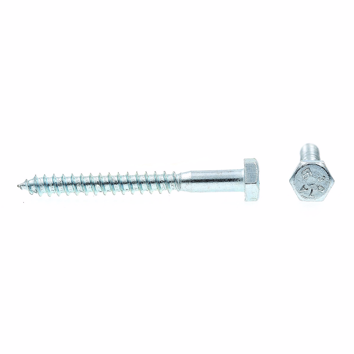 Prime-Line 9055078 Hex Lag Screws, 1/4 In. X 2-1/2 In., A307 Grade A Zinc Plated Steel (100 Pack)