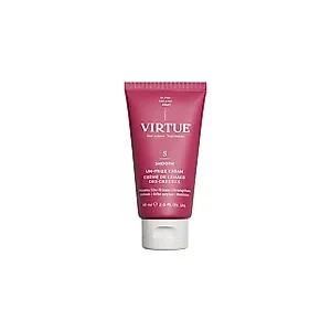 Virtue Un-Frizz Leave-In Hair Treatment for Curly Hair and Frizz Control, Sulfate Free, Safe for All Hair Types, Color Safe