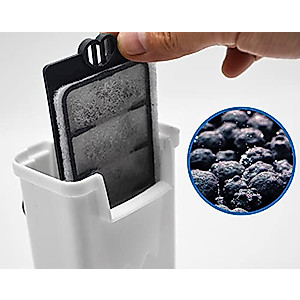 HIERYAN Aquarium Turtle Filter Sponges Sponge Filter Turtle Filter Submersible Low Water Level Waterfall Filter Turtle Tank Aquarium Filter
