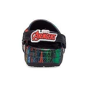 Crocs Kids' Superhero Clog , Marvel/Black, 5 Big Kid