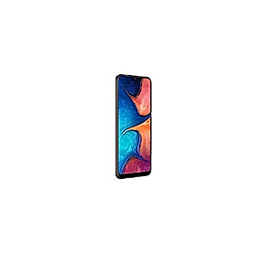 Samsung Galaxy A20 (32GB, 3GB RAM) 6.4" Super AMOLED, Fast Charge 4000mAh Battery, US & Global 4G LTE GSM Factory Unlocked A205G - International Model (Black, 32GB + 32GB SD Bundle (Single SIM))